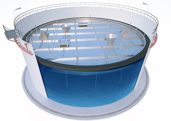 مخازن سقف شناور کدام اند؟ (2 نوع اصلی)